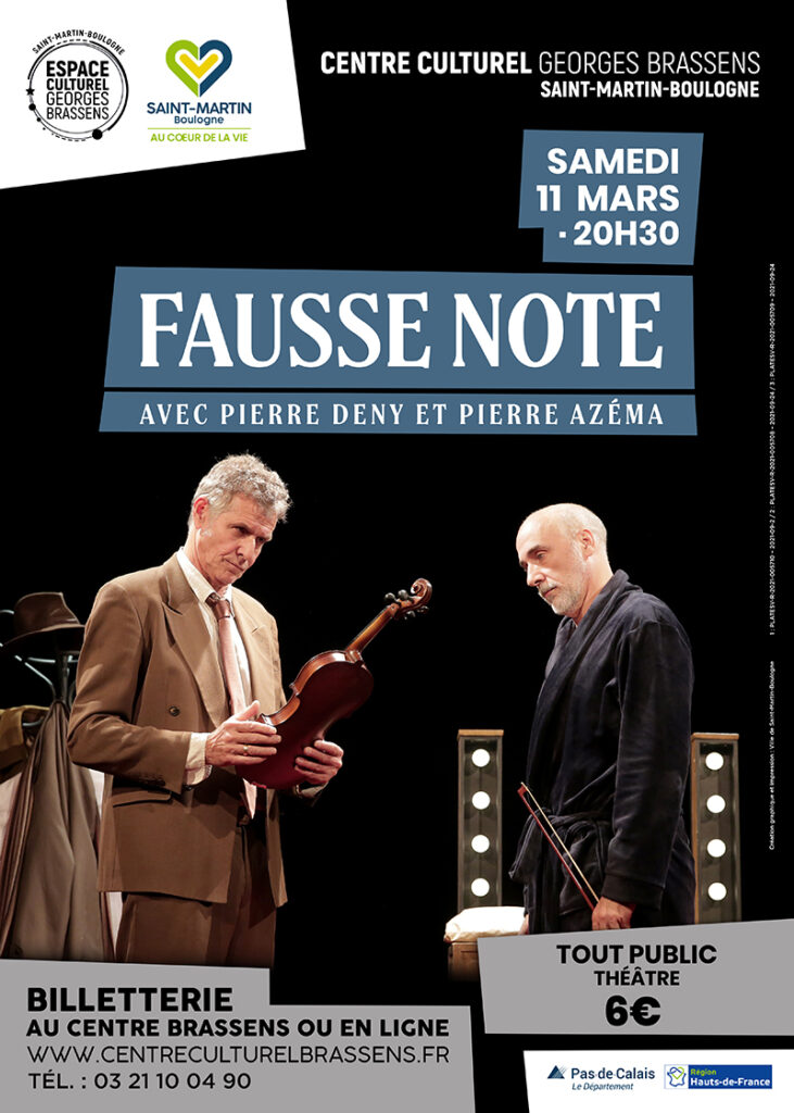 Fausse note (Théâtre) - Ville de Saint-Martin-Boulogne